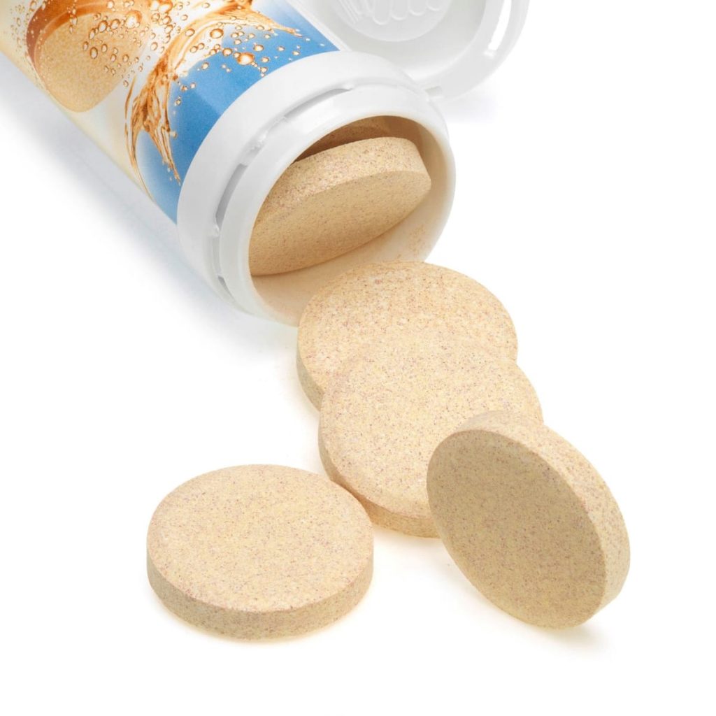 Comprimés effervescents de calcium 20 pièces, 82 g | vitaminmaroc