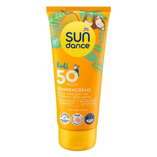 Crème solaire pour enfants SPF 50, 100 ml, Sundance | Vitamin Maroc