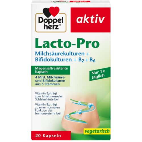 Lacto-Pro, 20 Capsules, Doppelherz | Vitamin Maroc
